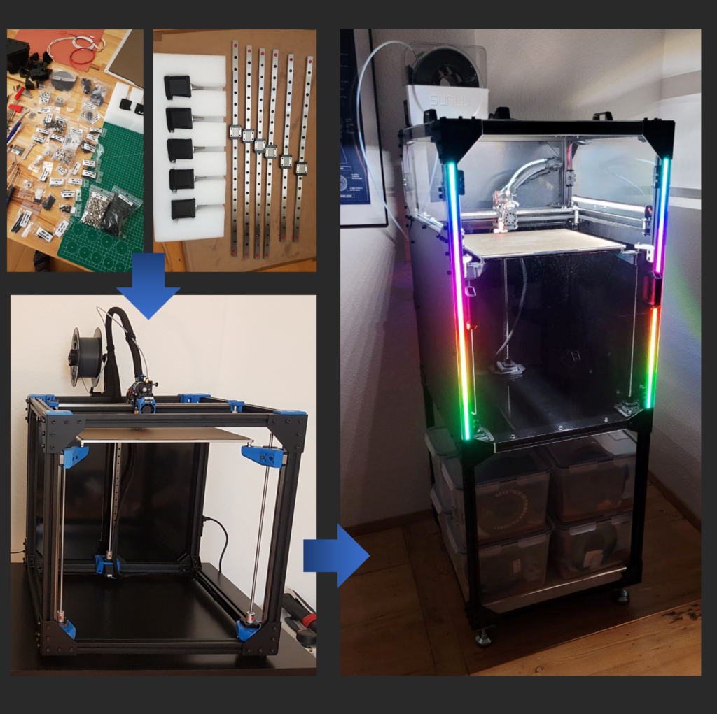 3D Printer Build: RatRig v-core3.1 - craftworks.tech